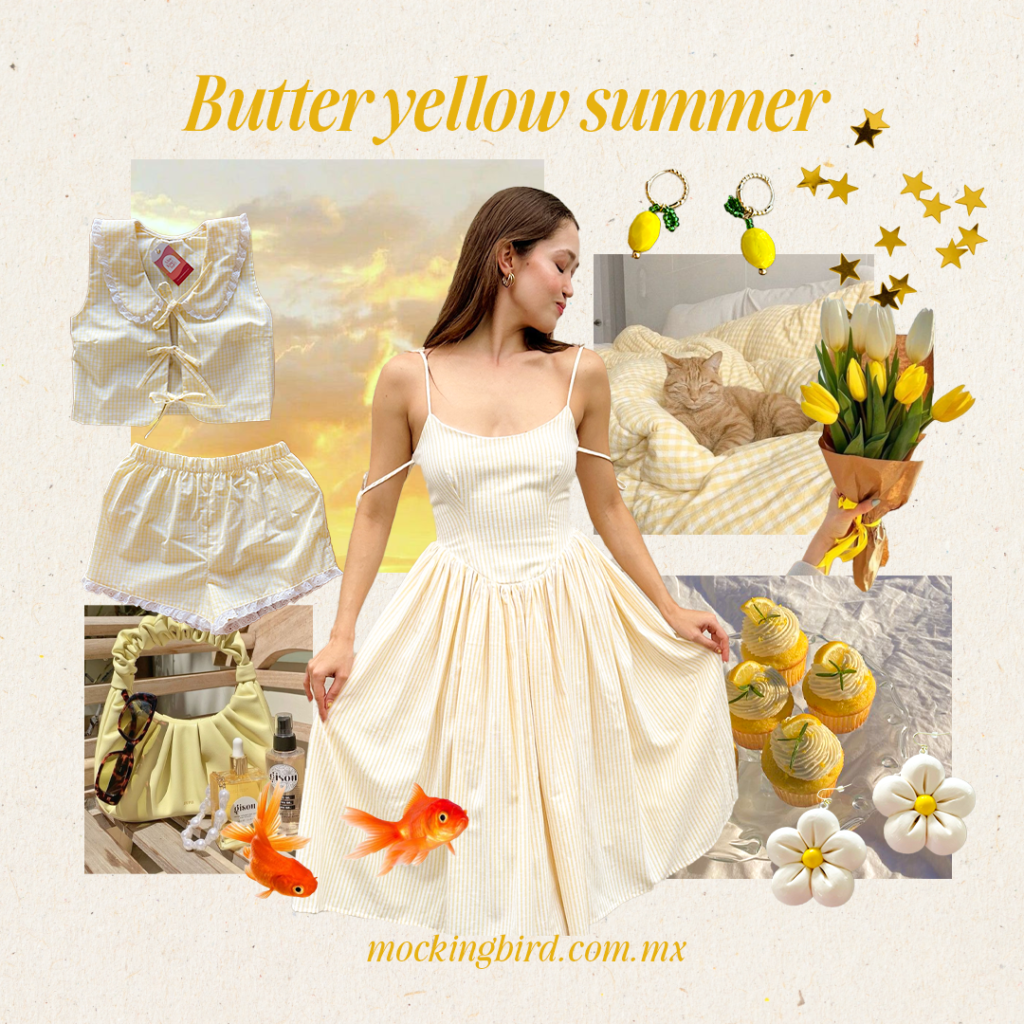 butter yellow | Mockingbird | Moda Local Monterre